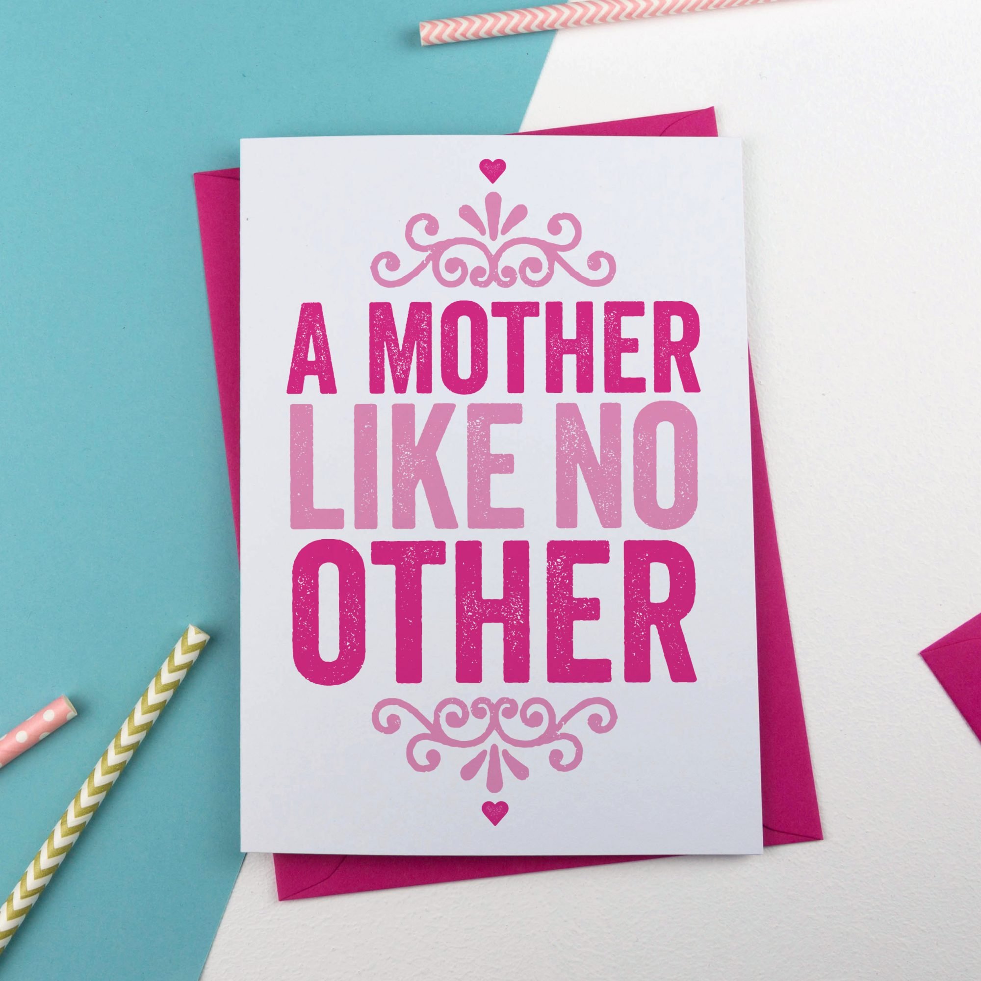 A mother like no other mothers day card from A is for Alphabet.