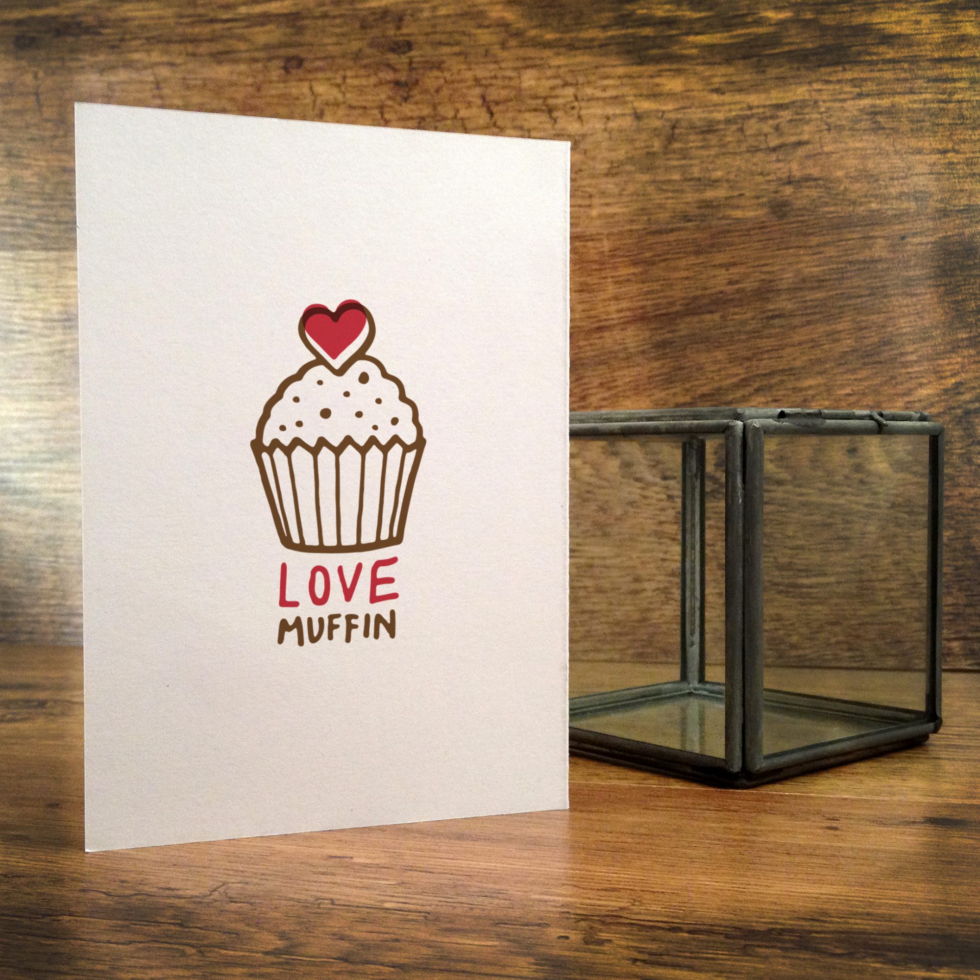 Love Muffin Card | greetings card | Anniversary Card | Love Card