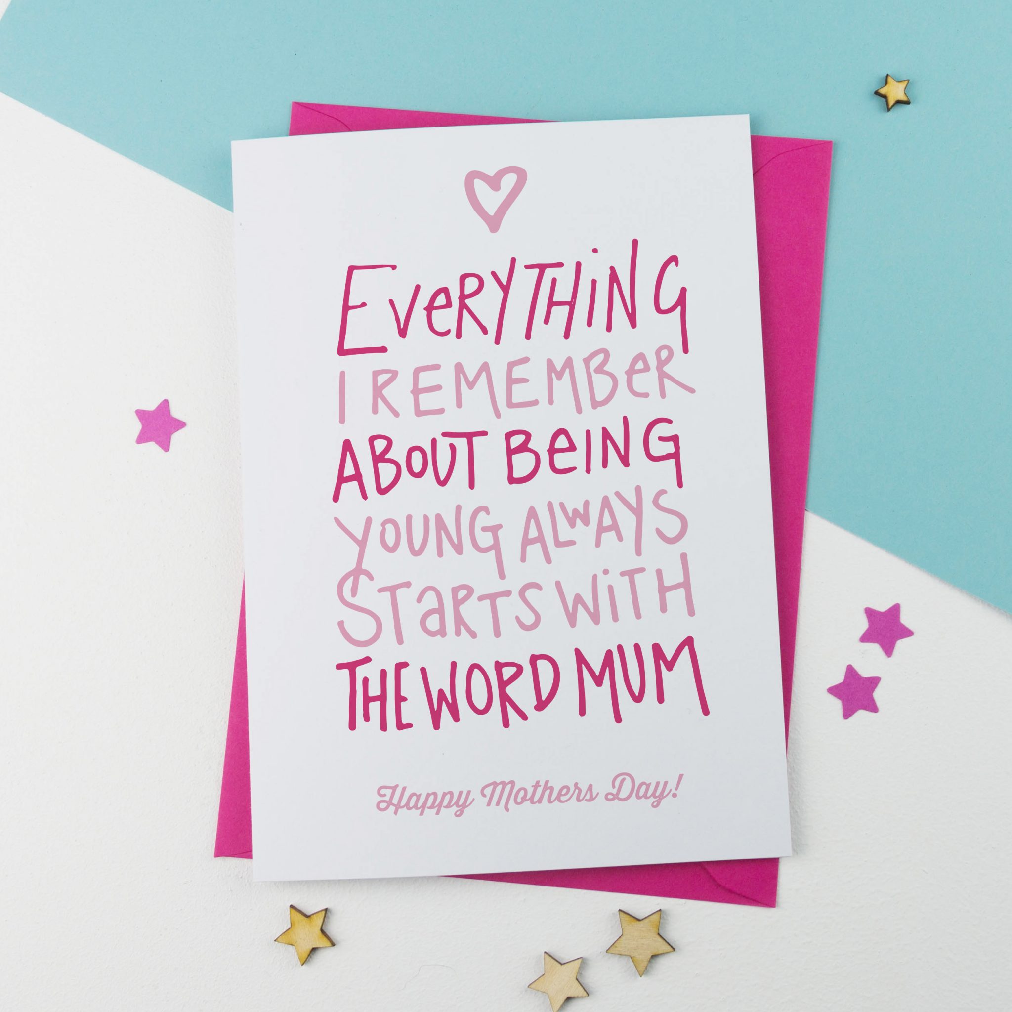 Everything Mother's Day Card - Mothers Day Card - A is for Alphabet